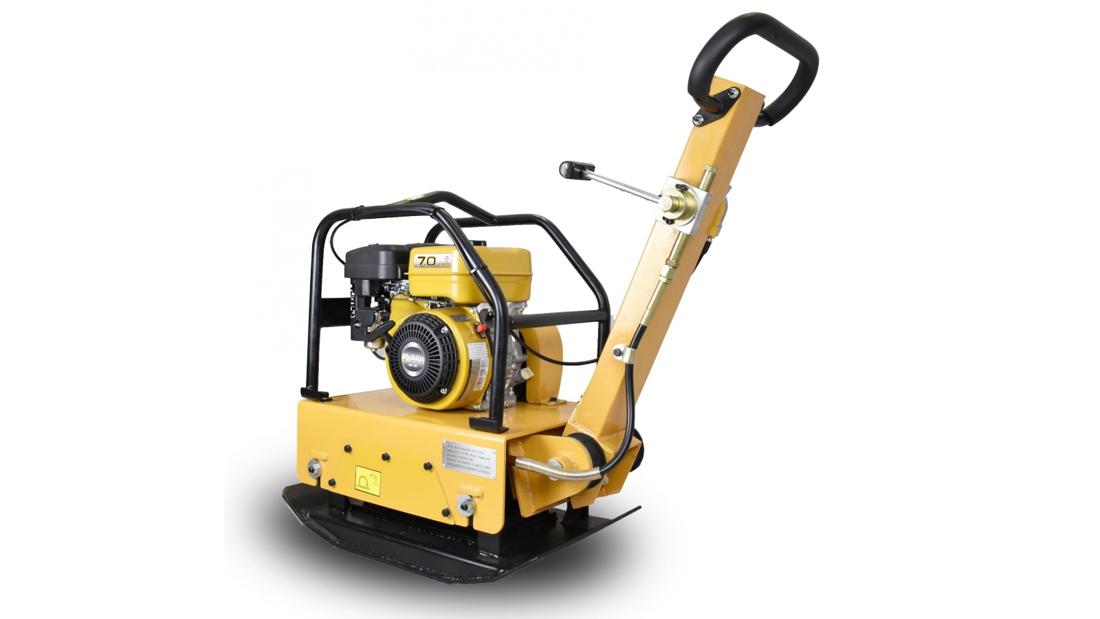 BWM 30KN Commercial Reversible Plate Compactor - Robin EX21 7HP Engine ...