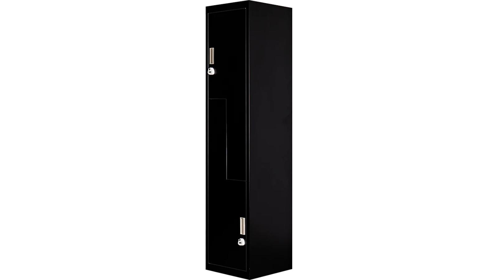Serrano Black Two-Door L-Shaped 3 Digit Combination Storage Locker ...