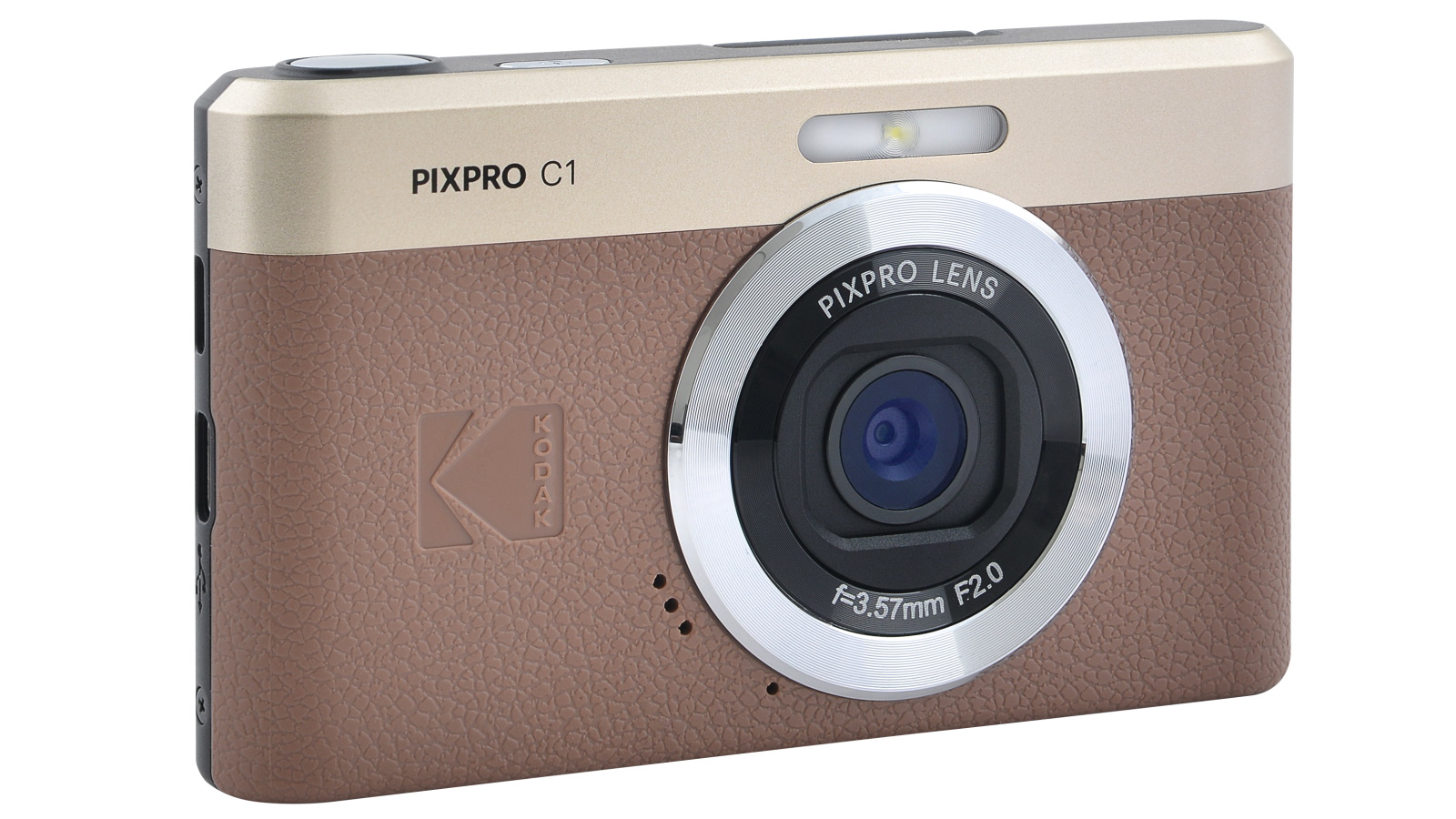Kodak Pixpro C1 Digital Camera - Brown | Harvey Norman