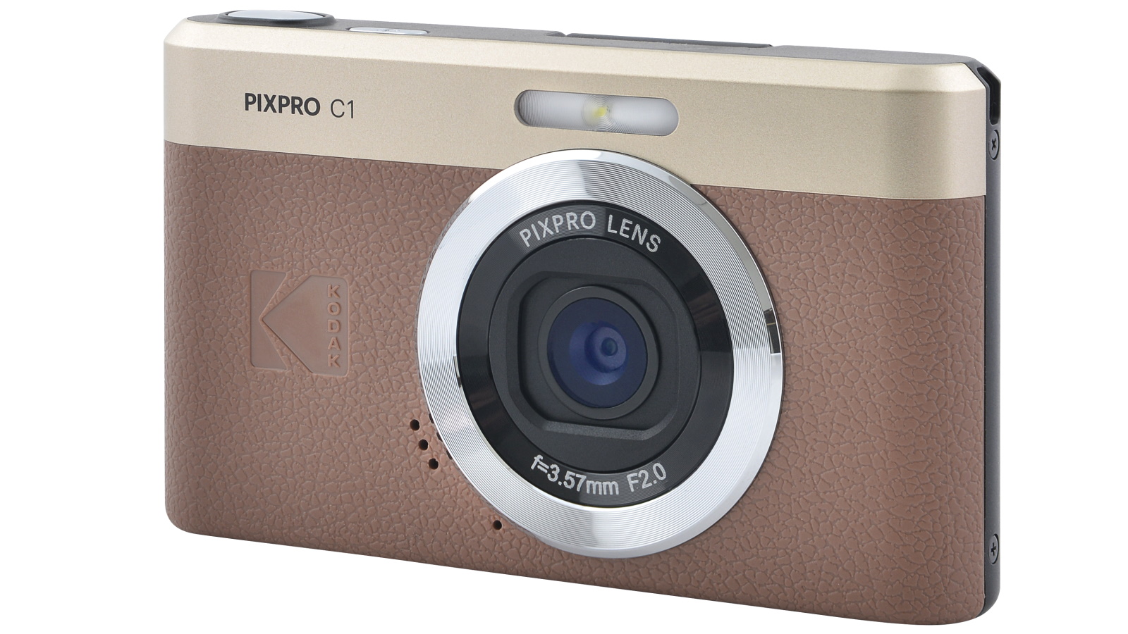 Kodak Pixpro C1 Digital Camera - Brown | Harvey Norman