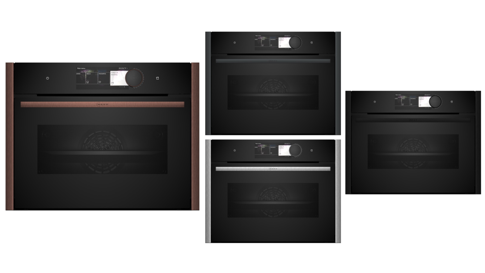 NEFF 600mm Flex Design Compact Oven with Full Steam and Flex Control ...