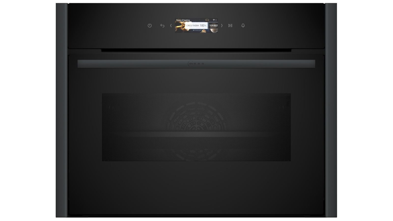 NEFF 450mm Flex Design Compact Oven with Microwave - Anthracite Grey ...
