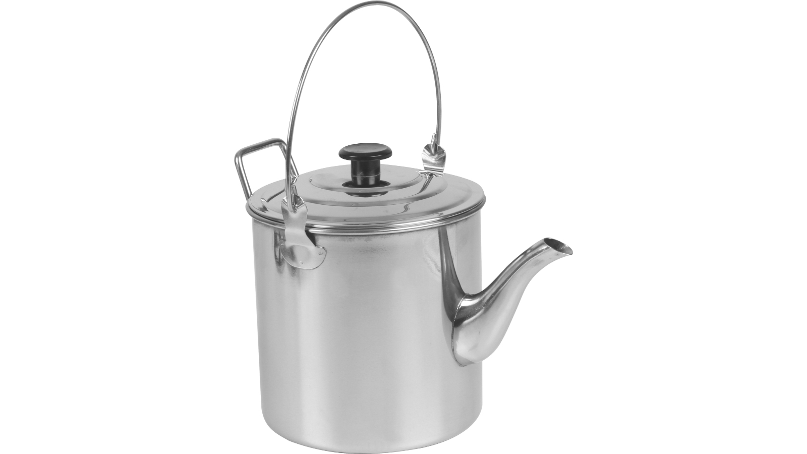 Wildtrak Stainless Steel Silver Billy Teapot Camping Water Boiler ...