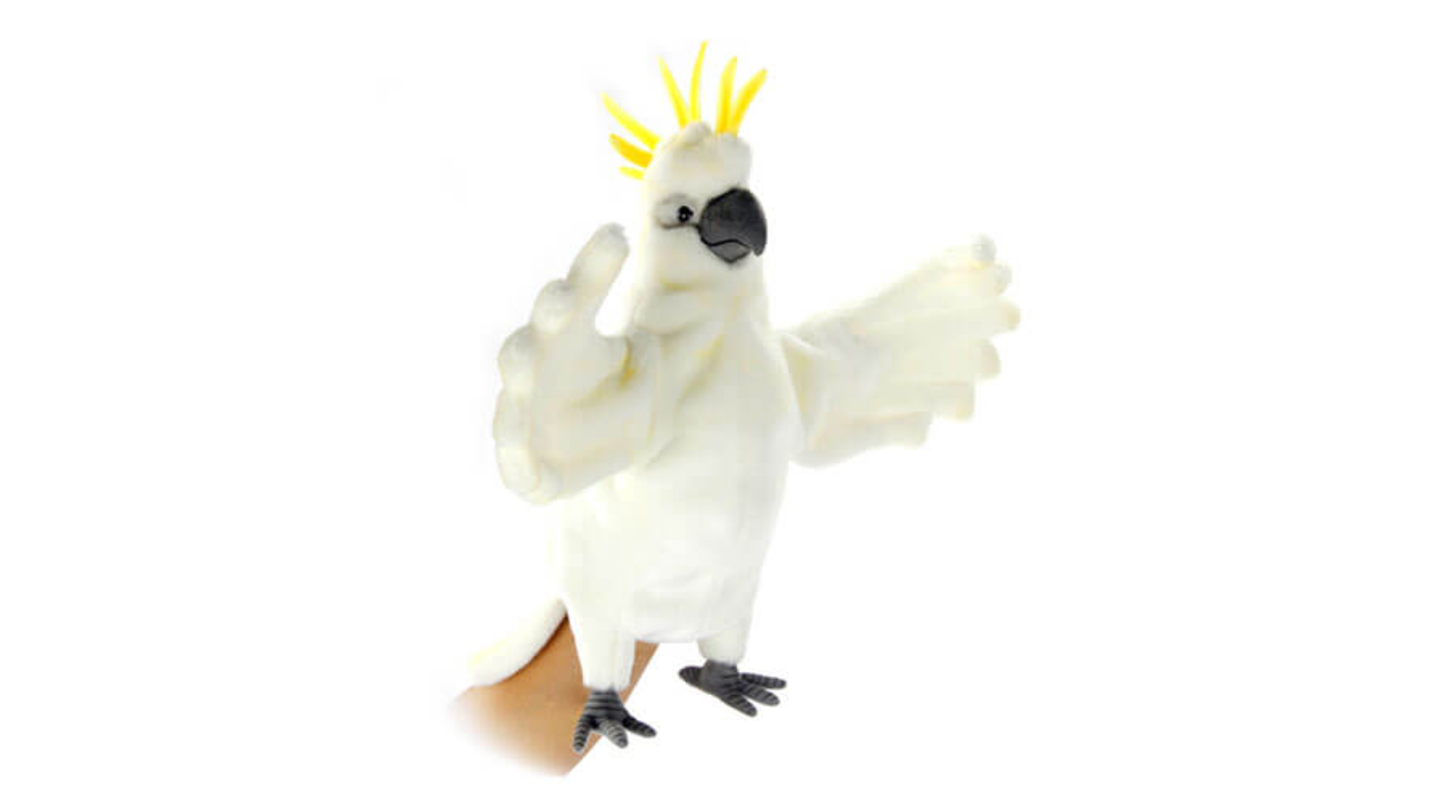 Hansa Cockatoo Realistic Hand Puppet - 43cm | Harvey Norman