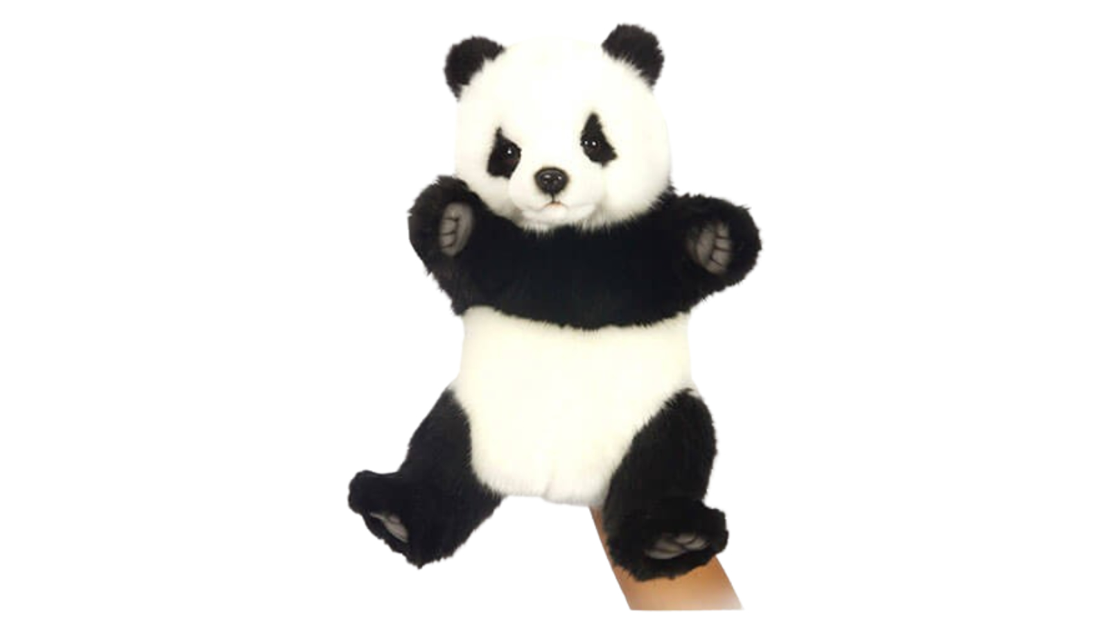 Hansa Panda Realistic Hand Puppet - 30cm | Harvey Norman