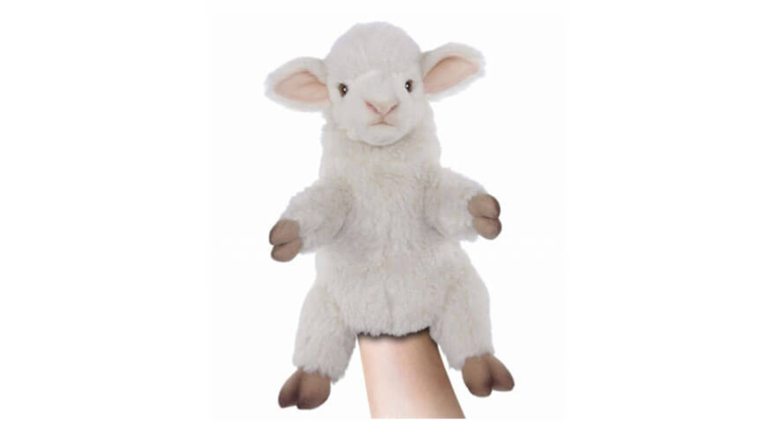 Hansa Lamb Realistic Hand Puppet - 27cm | Harvey Norman