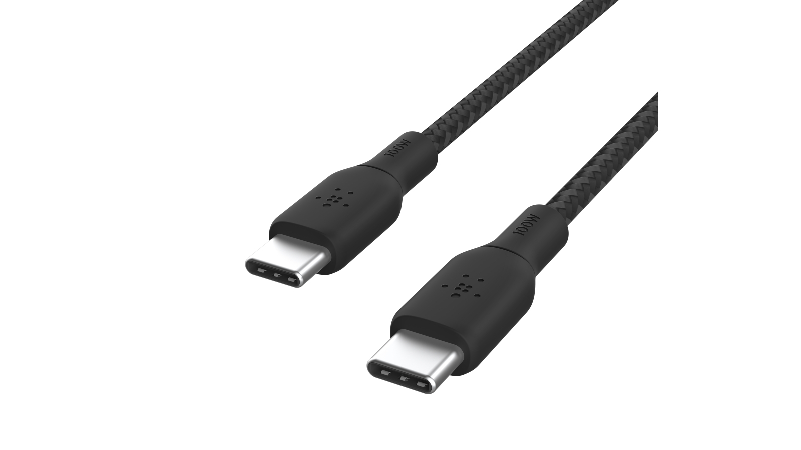 Belkin BoostCharge 2m 100W USB-C to USB-C Cable - Black | Harvey Norman