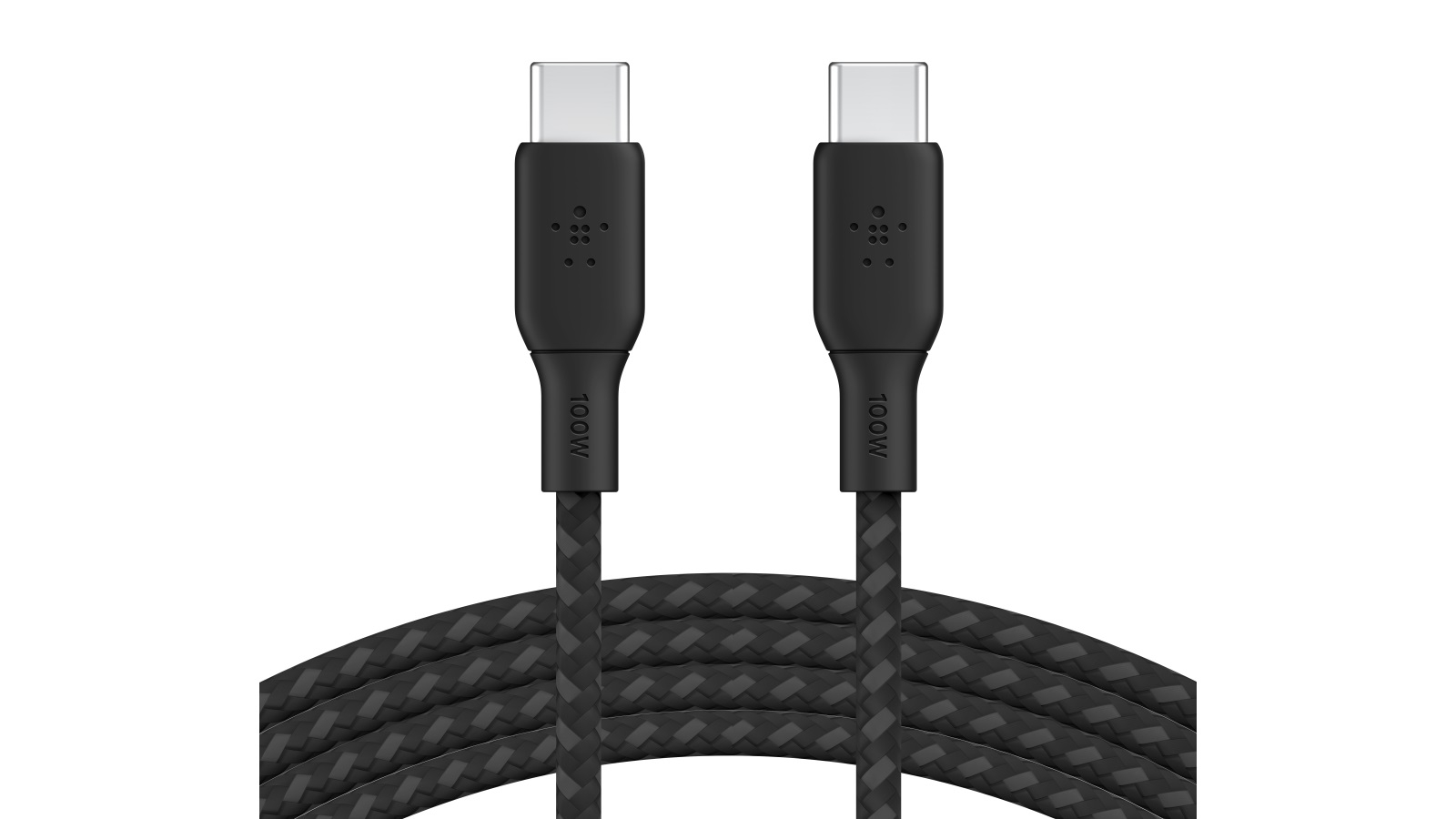 Belkin BoostCharge 2m 100W USB-C to USB-C Cable - Black | Harvey Norman