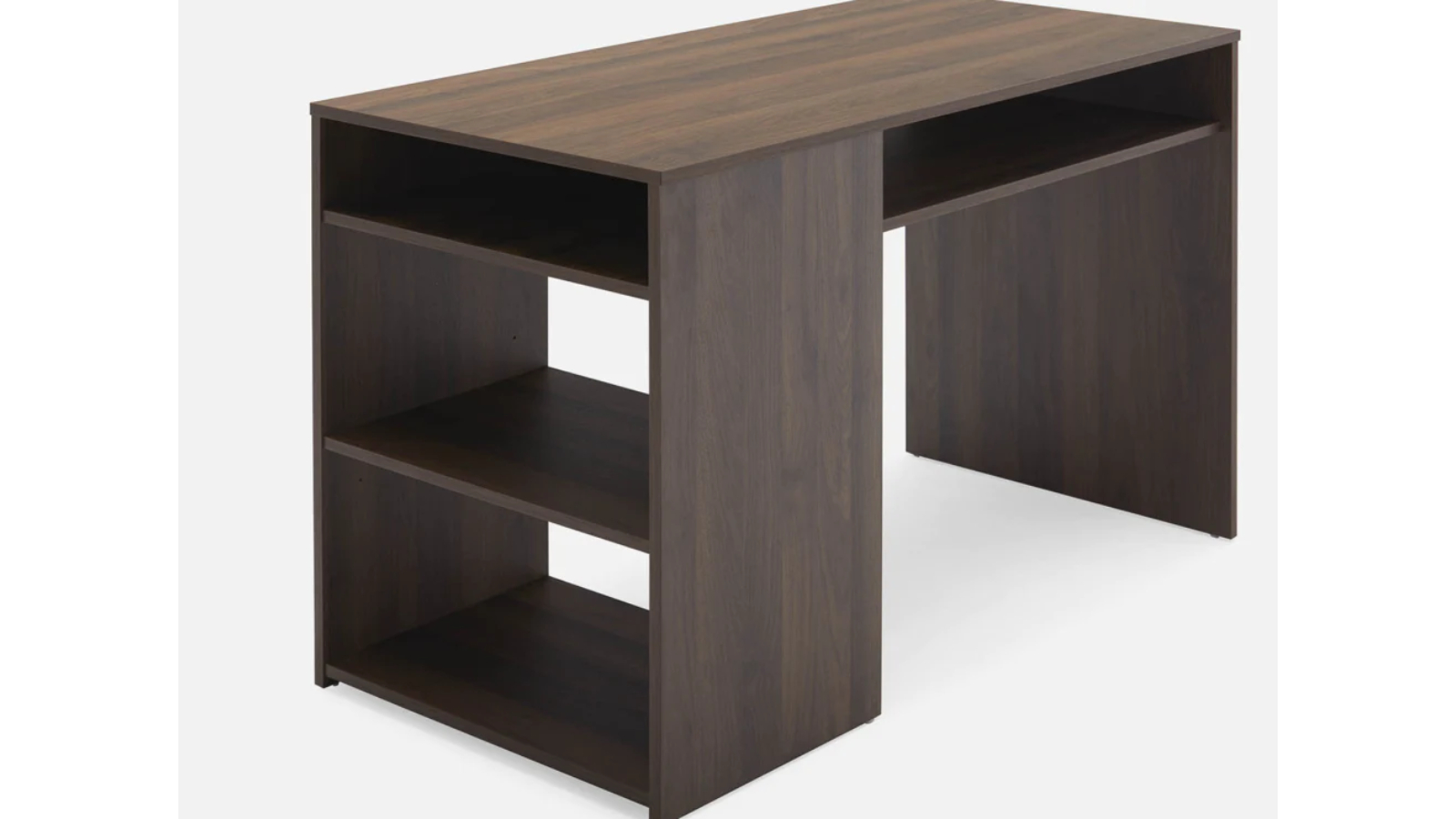 HomeStar Caley Wooden Office Desk Table - Dark Walnut | Harvey Norman