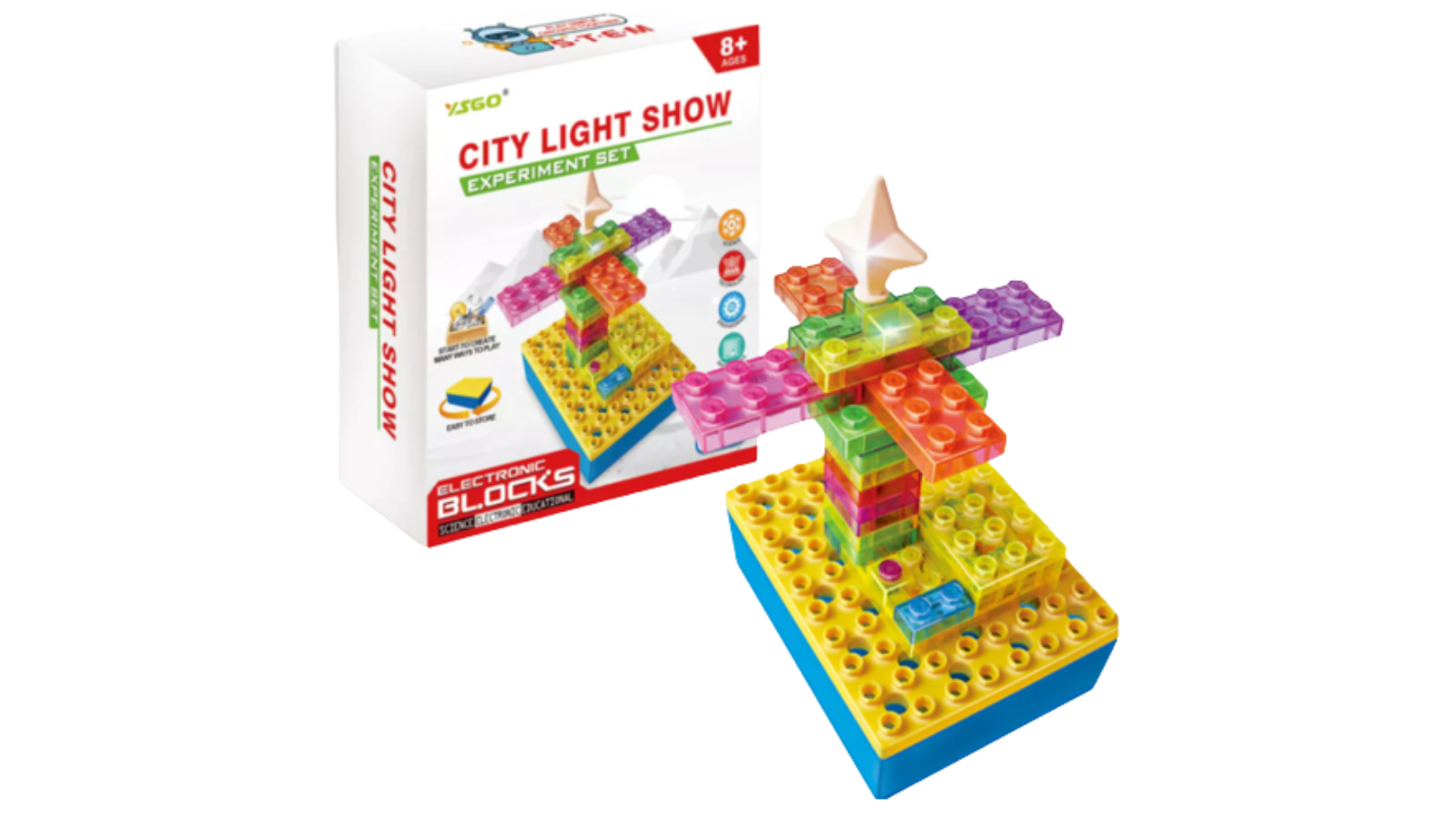 Megajoy City Light Show Circuit Physical Experiment Set | Harvey Norman