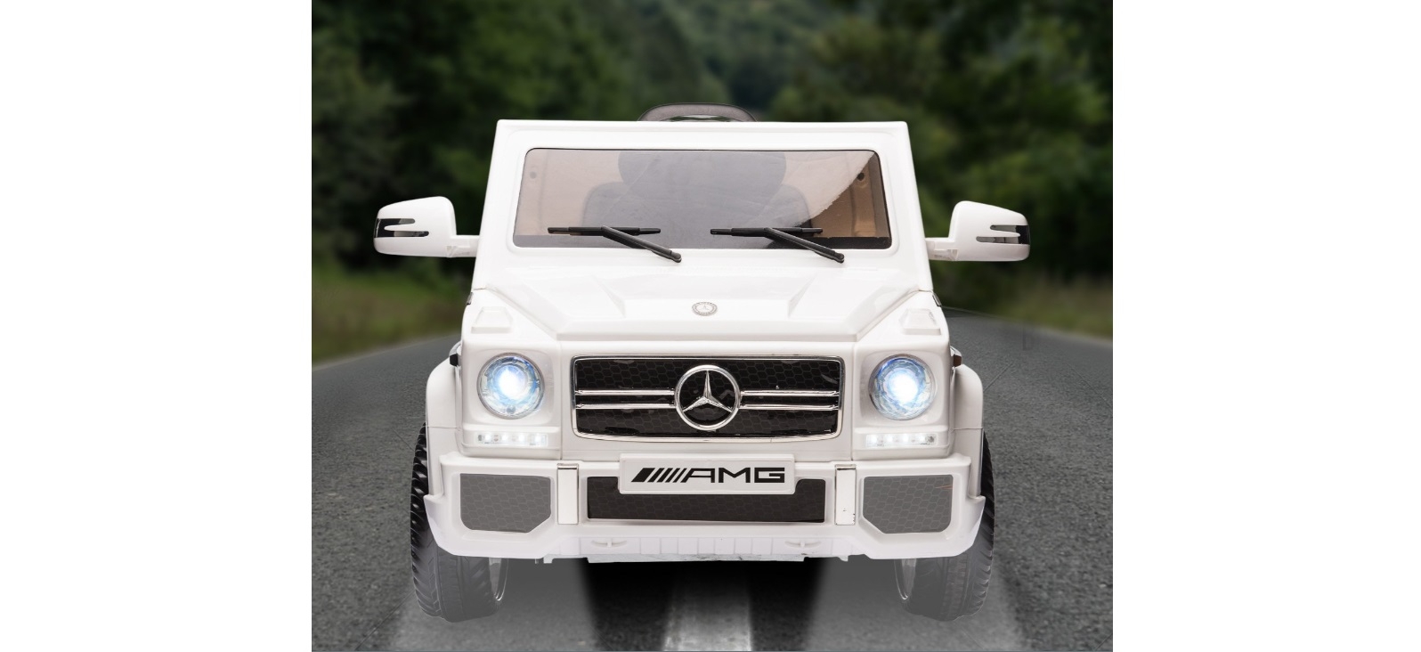 Mercedes G65 Licensed Ride On Car - White | Harvey Norman