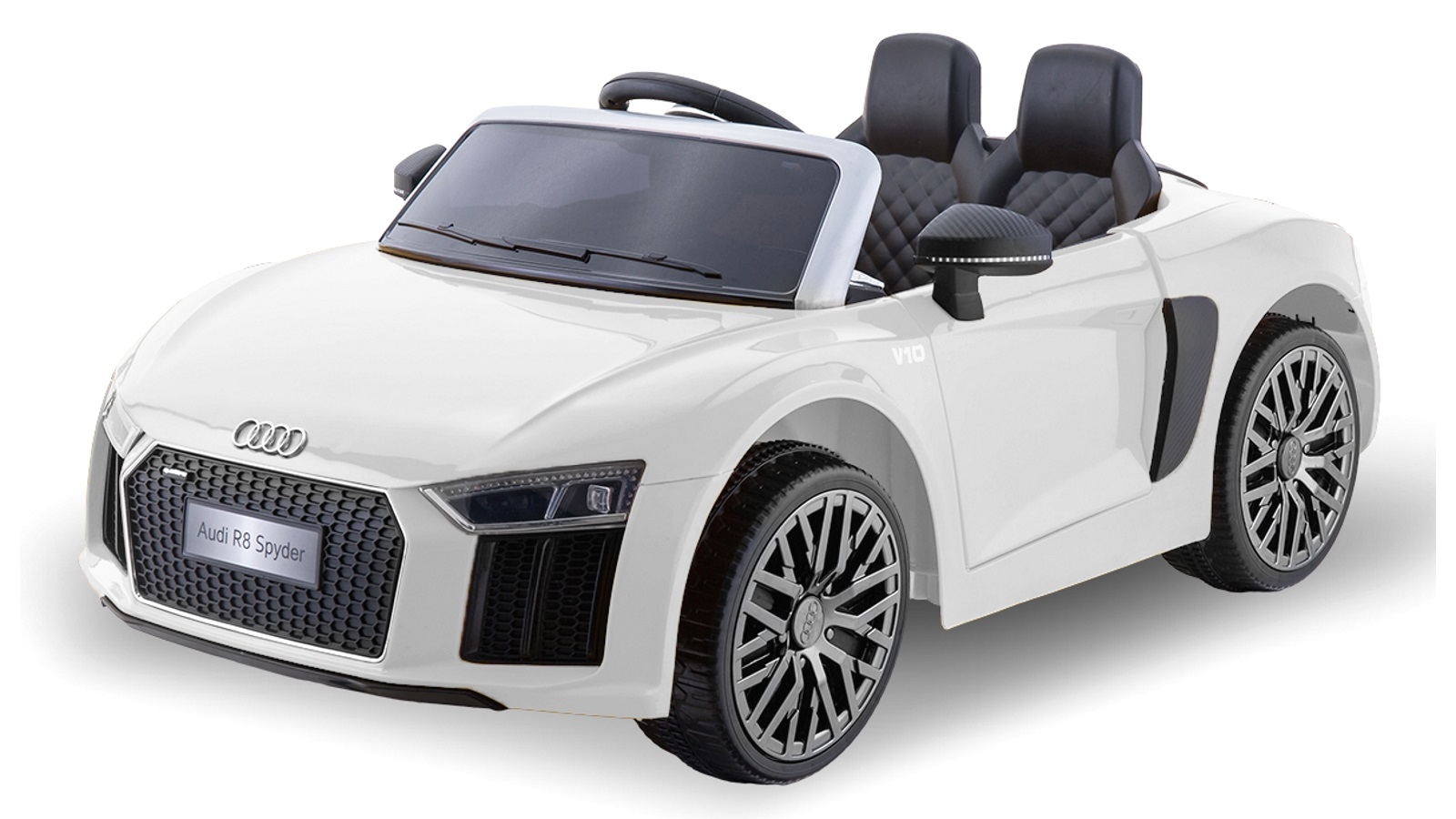 R8 Spyder Audi Electric RideOn Car - White | Harvey Norman