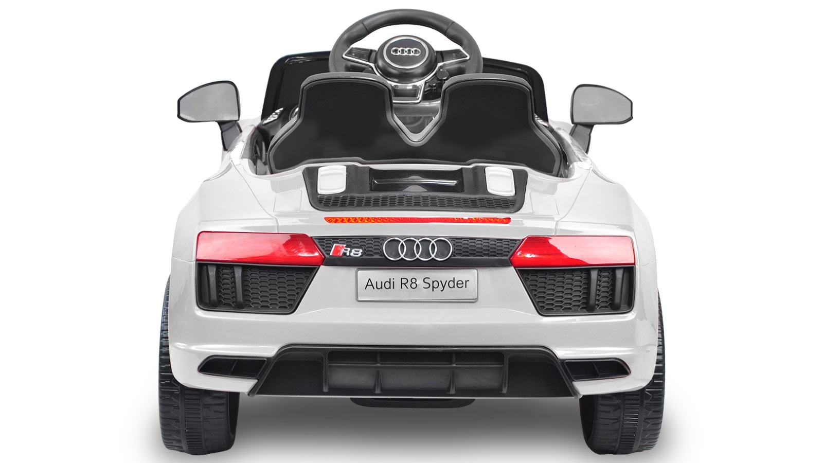 R8 Spyder Audi Electric RideOn Car - White | Harvey Norman