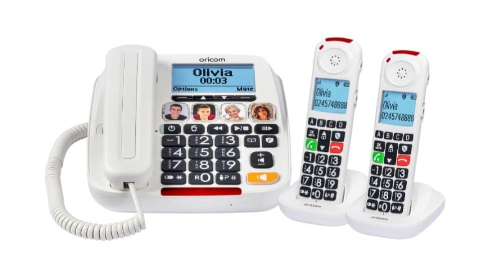 Oricom Care920-2 Amplified Big Button Home Phone Combo | Harvey Norman