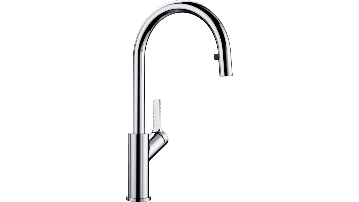 Blanco CARENA-S Gooseneck Pull-Out Tap - Chrome | Harvey Norman