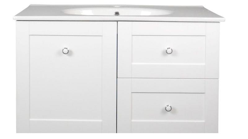 Ledin Cartwright 900mm With Orion Top Vanity | Harvey Norman