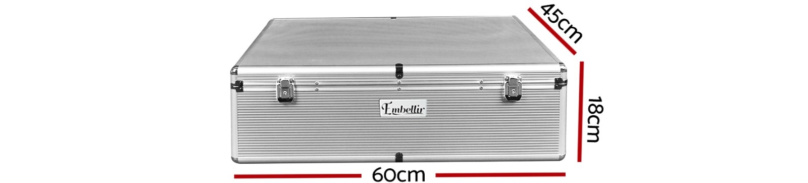 Embellir CD Storage 1000 Discs Aluminium Case DVD Folders | Harvey Norman