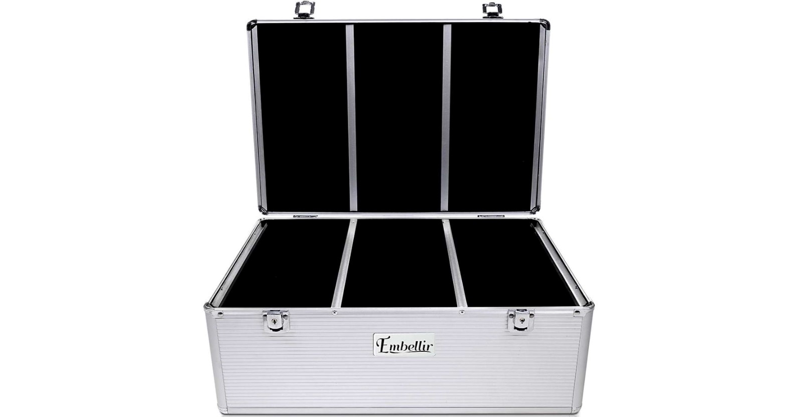 Embellir CD Storage 500 Discs Aluminium Case DVD Folders | Harvey Norman