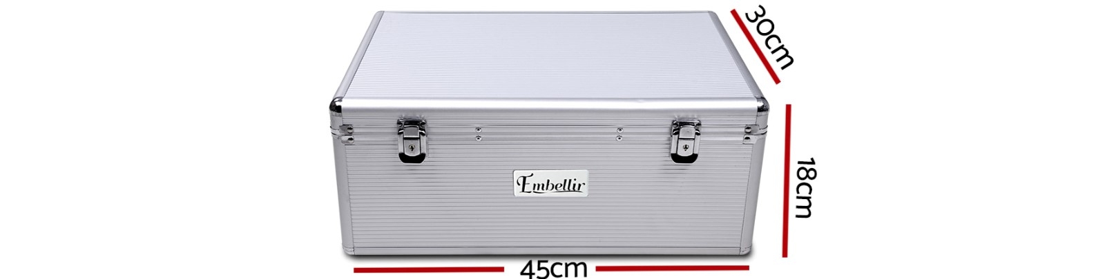 Embellir CD Storage 500 Discs Aluminium Case DVD Folders | Harvey Norman