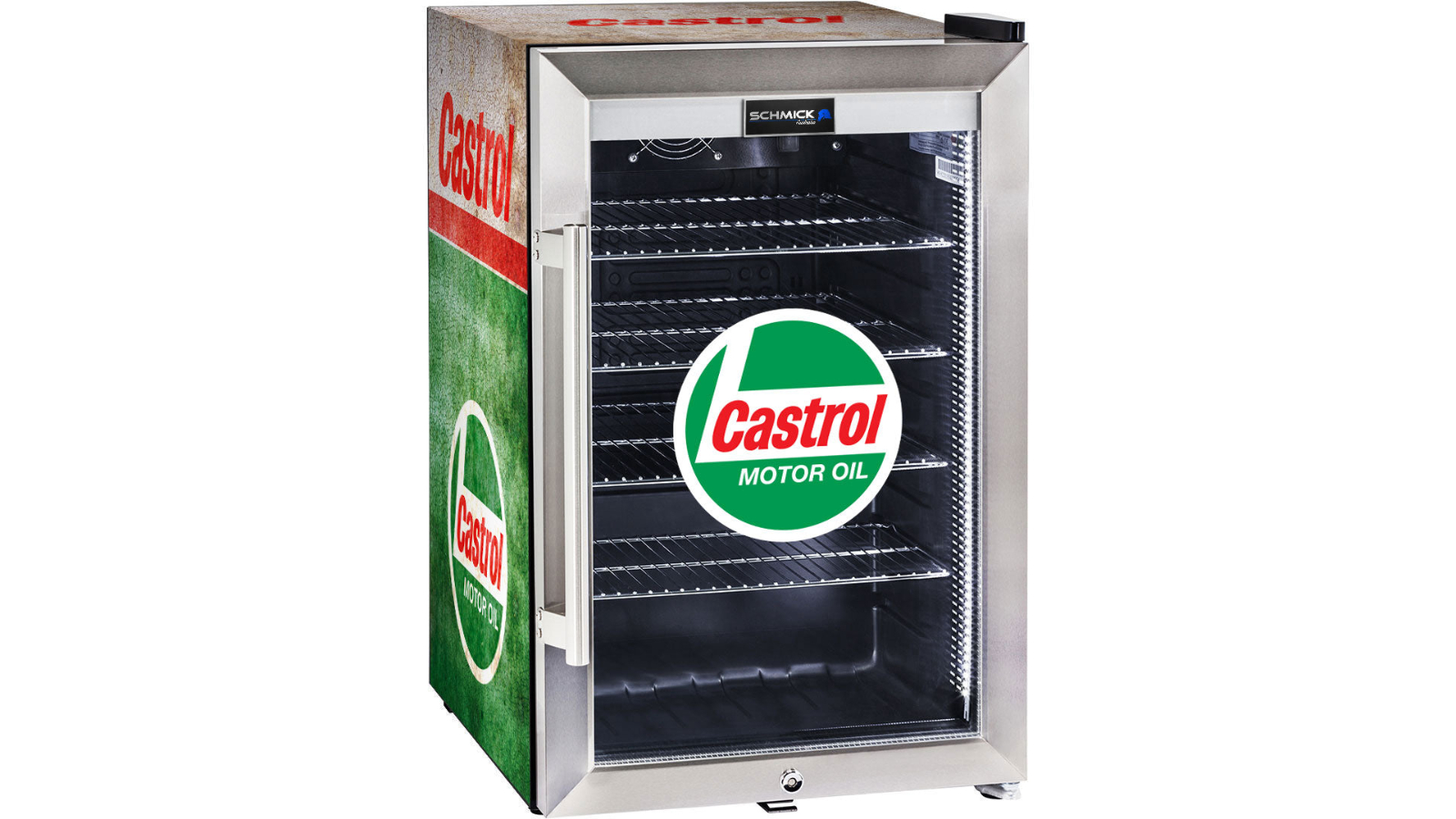 Fuel Pump Castrol Vintage Branded Bar Fridge | Harvey Norman
