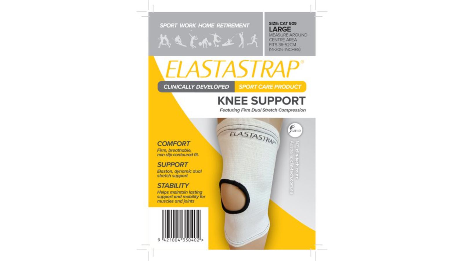 Elastastrap Compression Knee Support - Large | Harvey Norman