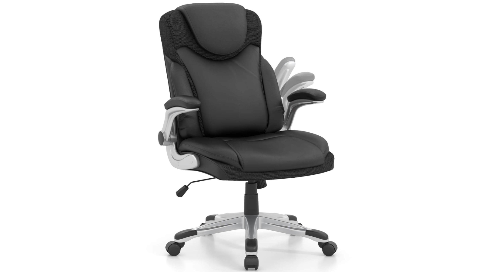 Costway Ergonomic Office Chair with Rocking Function and Adjustable ...