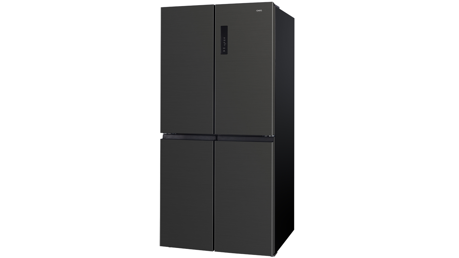 CHiQ 503L Quad Door Fridge - Black Steel | Harvey Norman