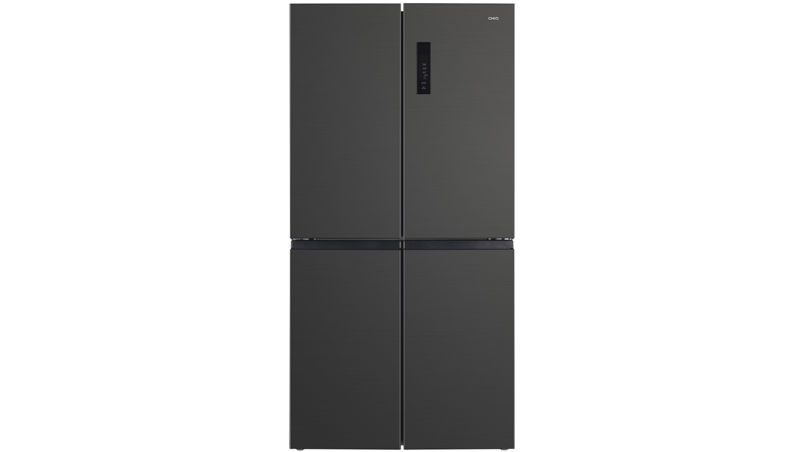 CHiQ 503L Quad Door Fridge - Black Steel | Harvey Norman