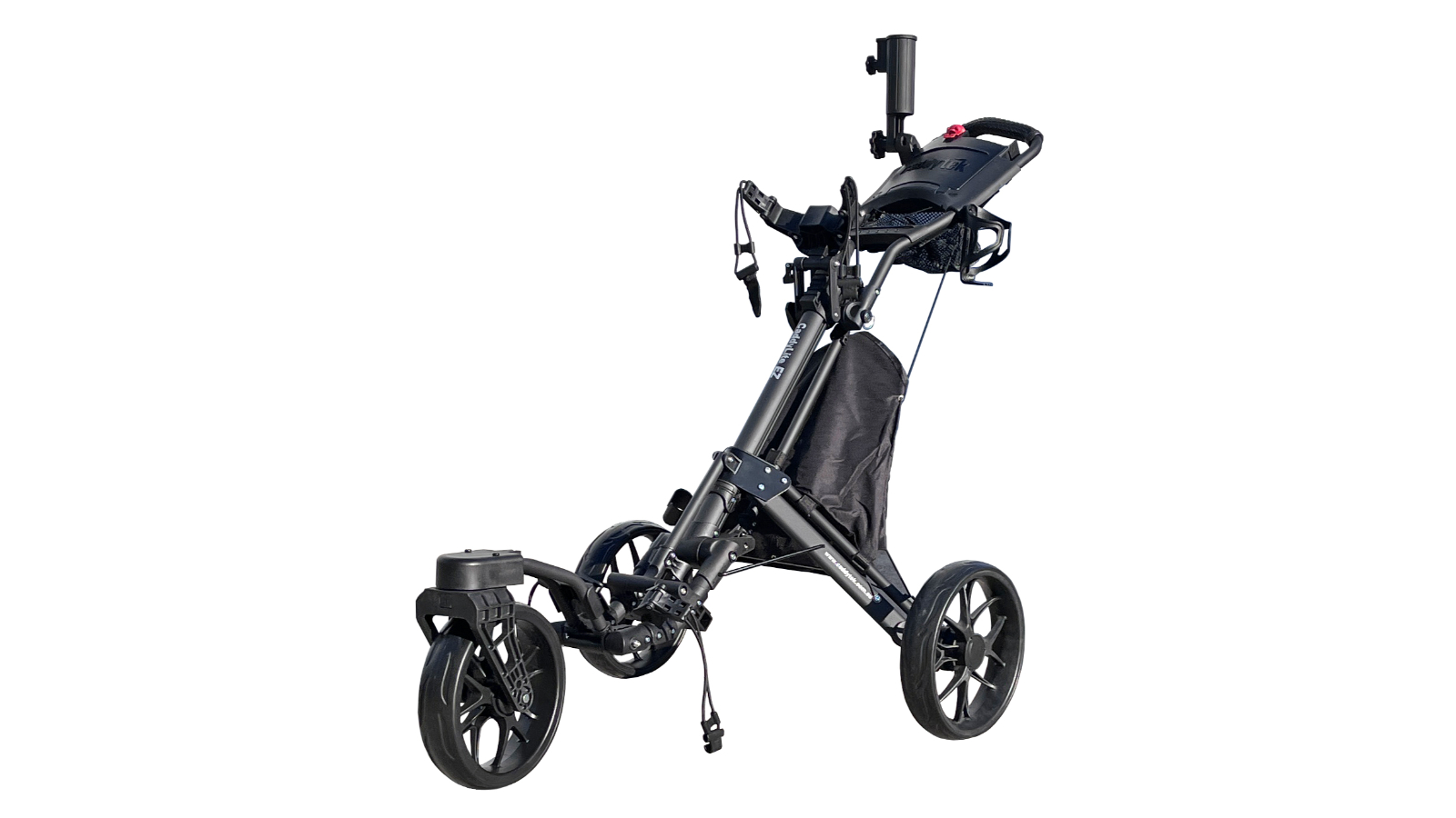 CaddyTek CaddyLite EZ-S Pro 3-Wheel Golf Buggy with Swivel Front Wheel ...