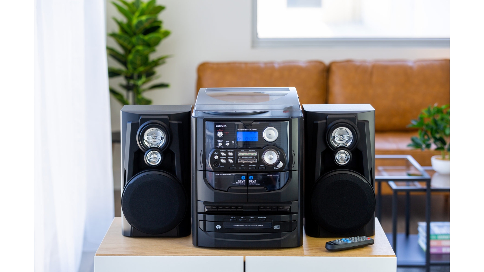 Lenoxx Hi-fi Vinyl CD Player Turntable | Harvey Norman