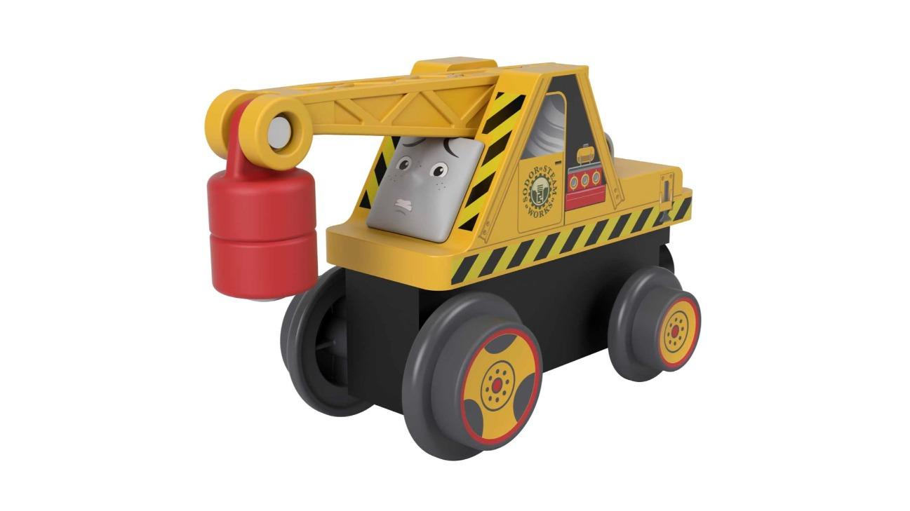 Thomas and Friends Wooden Railway Kevin The Crane Push-Along Toy ...
