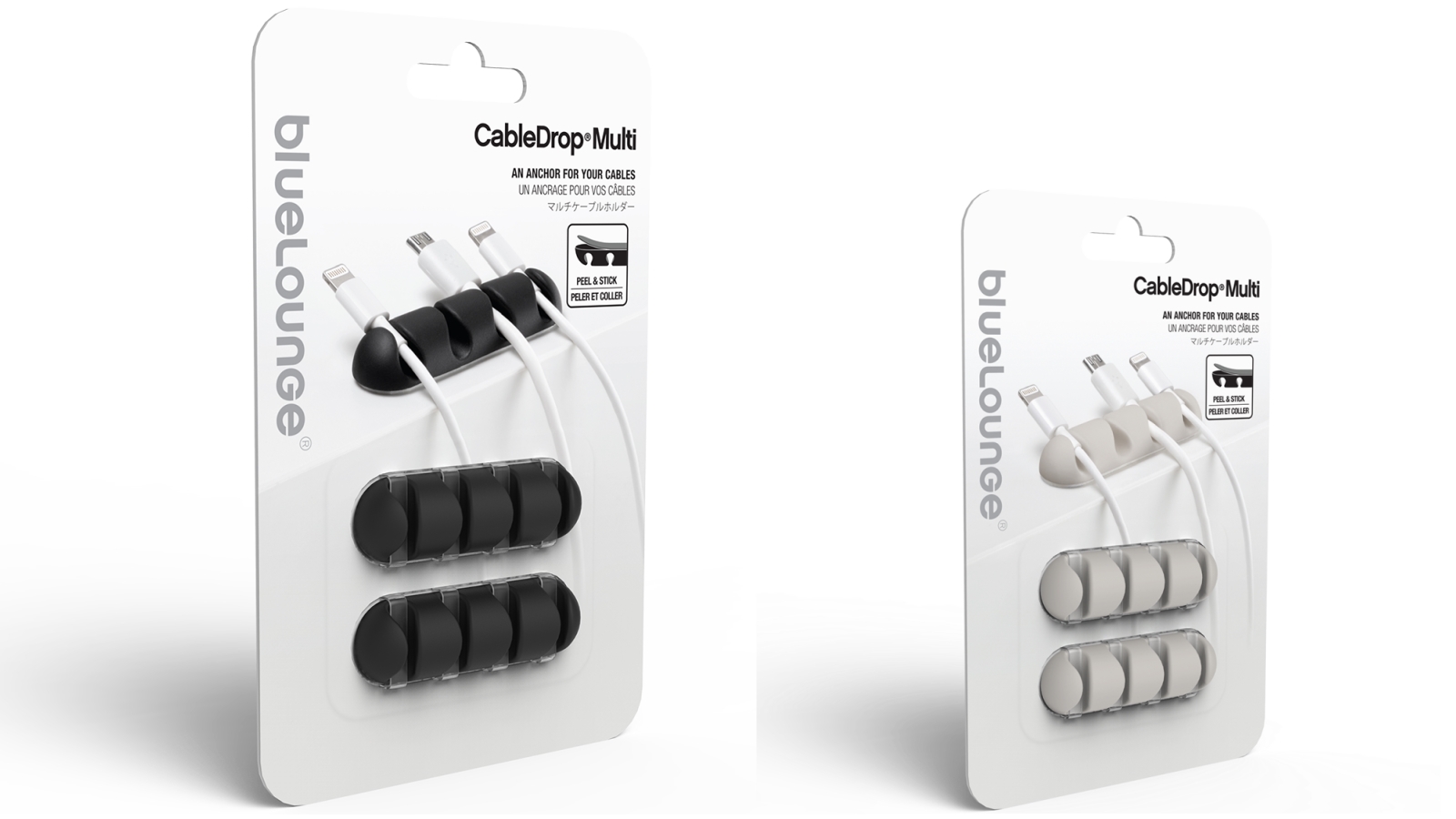 Bluelounge CableDrop Multi Cable Clip | Harvey Norman