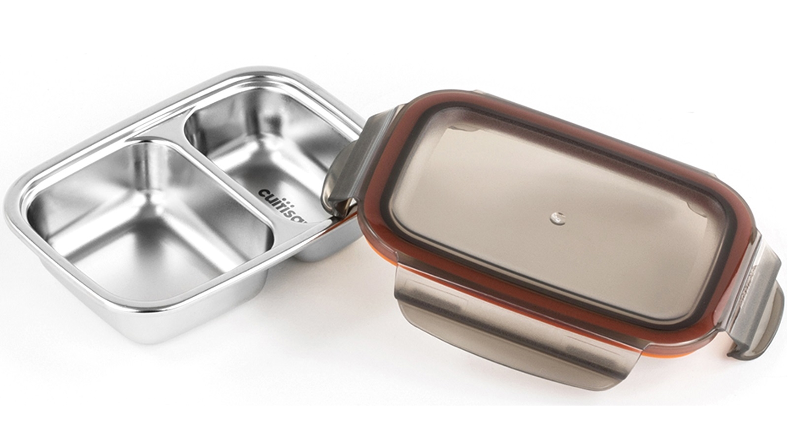 Cuitisan 700ml No.3 2 Partition Rectangle Container | Harvey Norman