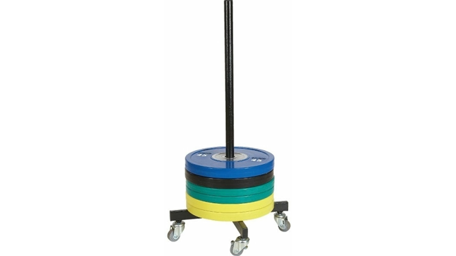 Morgan Sports Morgan Bumper Plate Stacker With Wheels | Harvey Norman