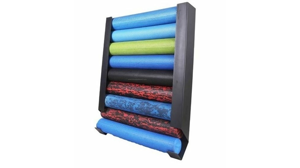 Morgan Sports 9 Pieces Foam Roller Storage Rack | Harvey Norman