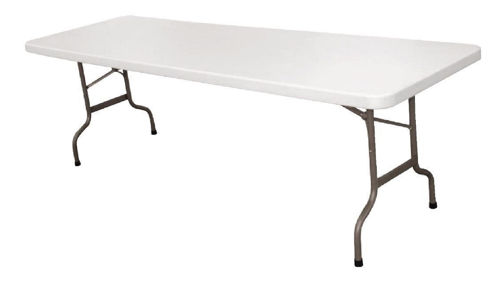 Bolero 8ft White Centre Folding Table | Harvey Norman