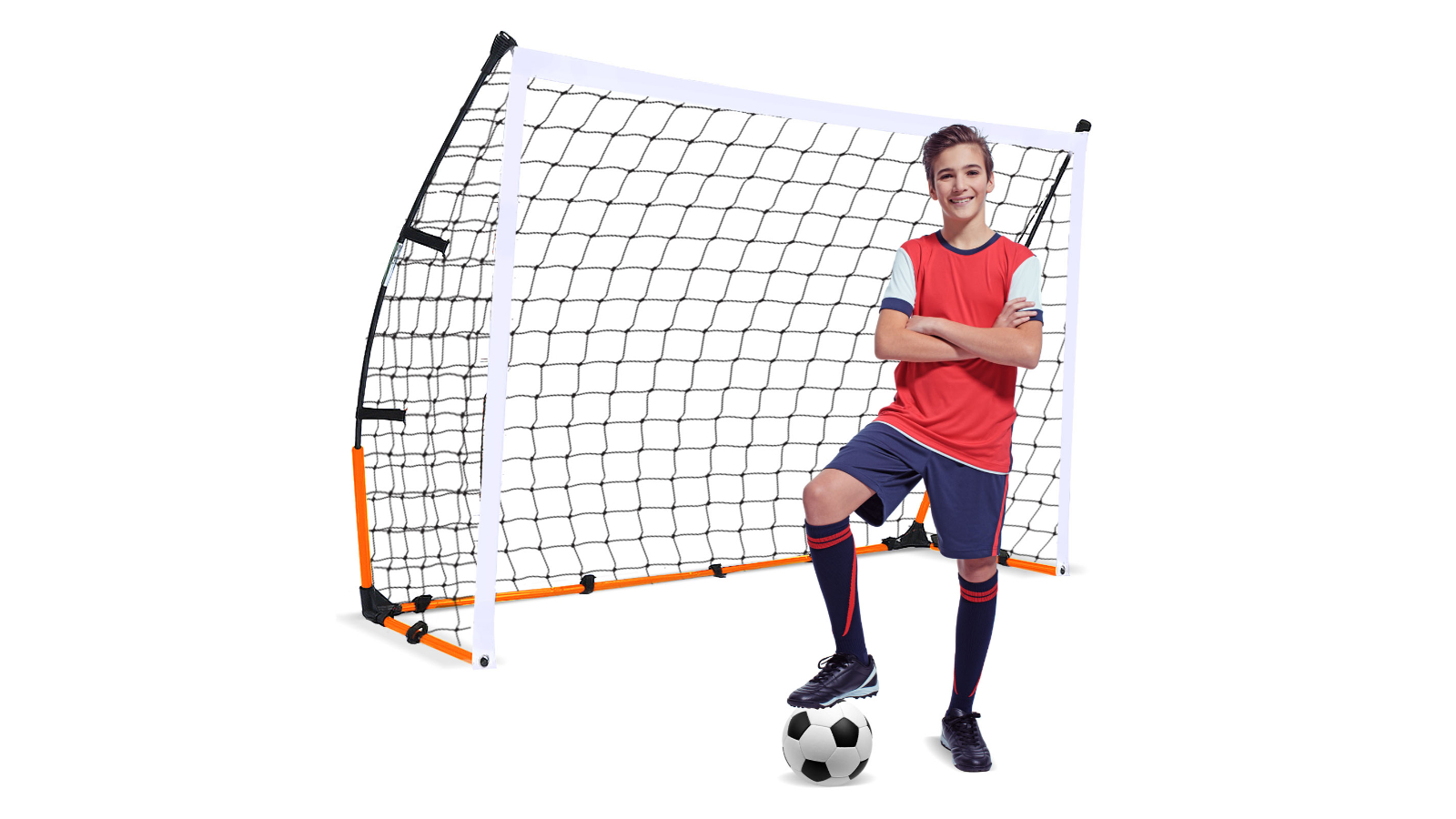 Advwin Quickster Portable Soccer Goal with Net and Carry Bag - 3 ...