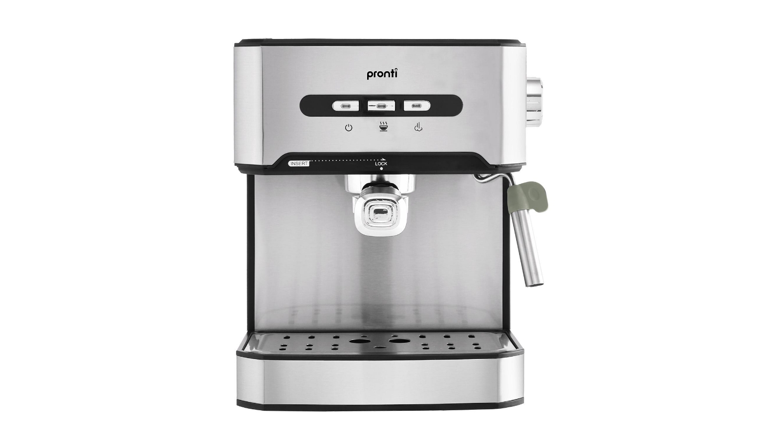 Pronti Automatic Coffee Espresso Machine with Steam Frother - 1.6Litre ...