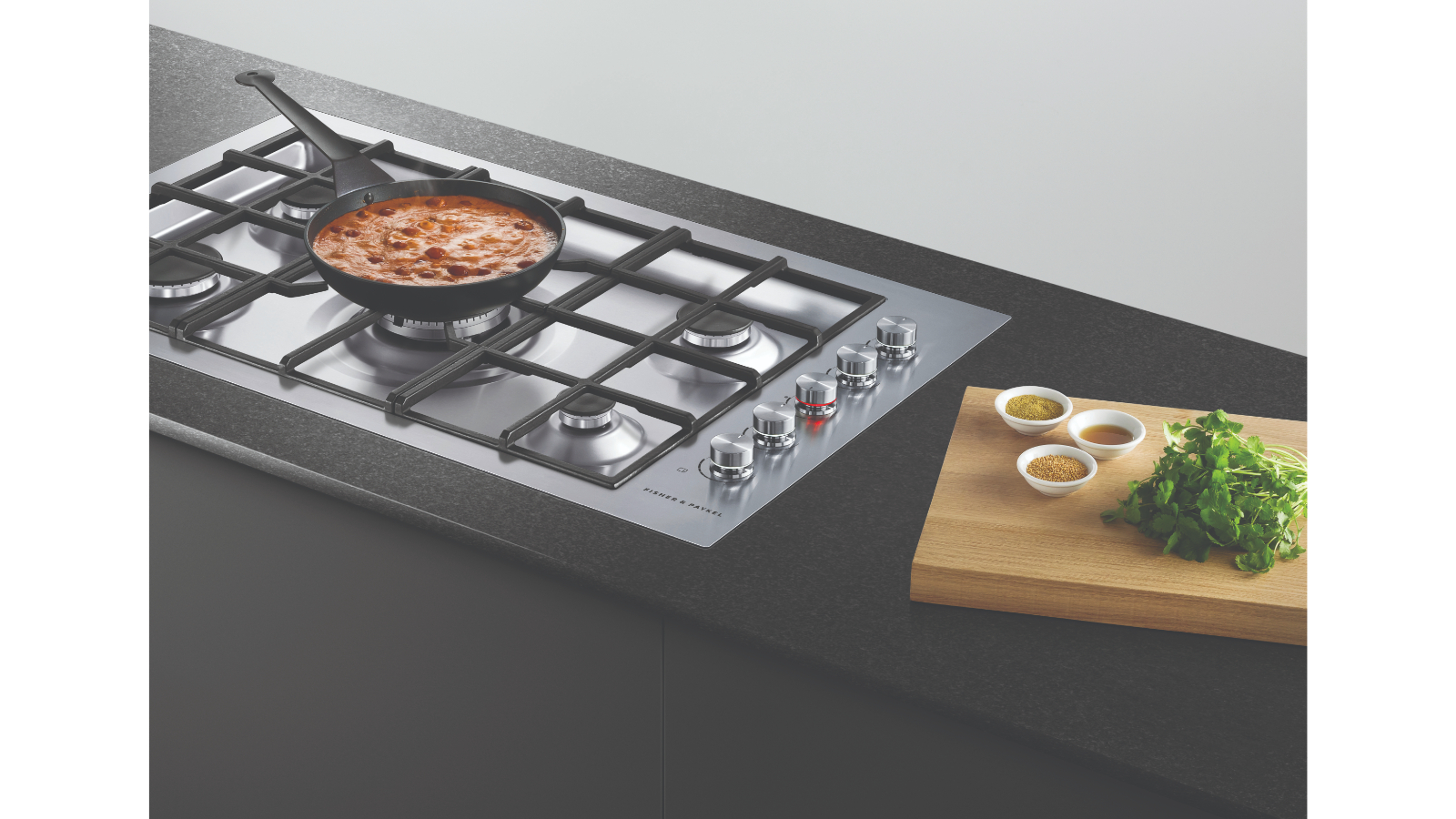 Fisher & Paykel 90cm Series 9 5 Burner Gas Cooktop Flush Fit LPG ...