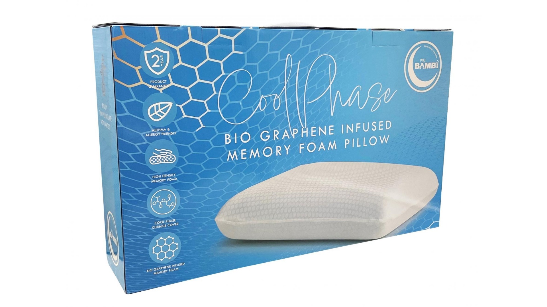 Bambi Coolphase Bio Graphene Infused Pillow | Harvey Norman