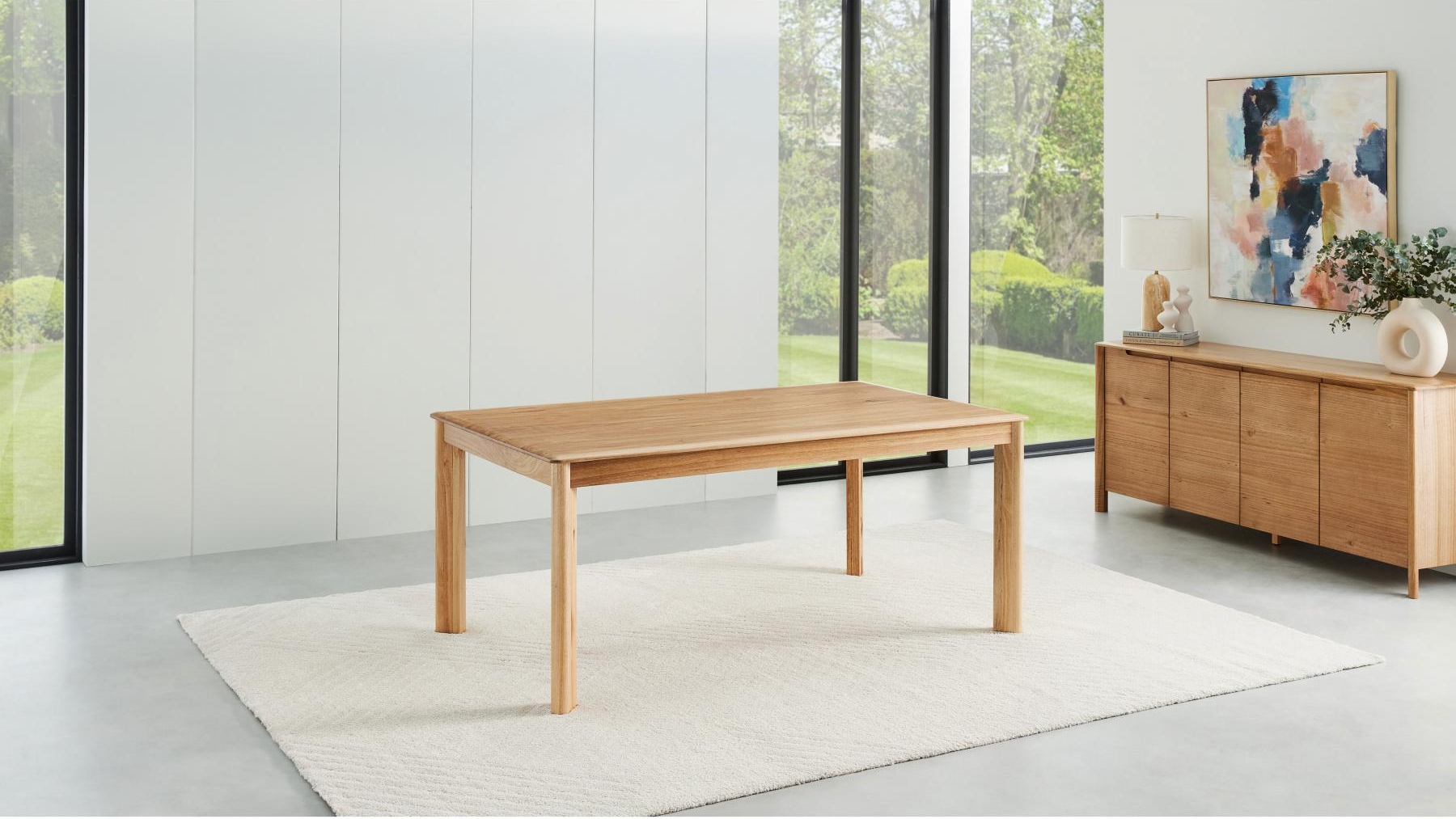 Luella Rectangular Dining Table - 180cm | Harvey Norman