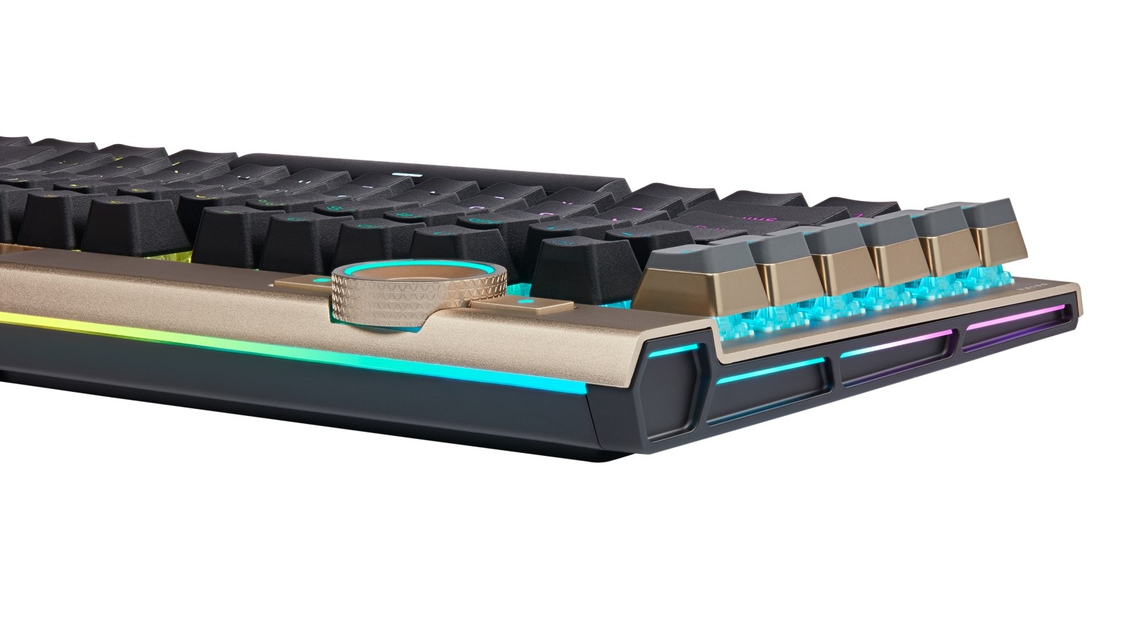 Corsair K100 RGP Optical-Mechanical Gaming Keyboard - Midnight Gold ...