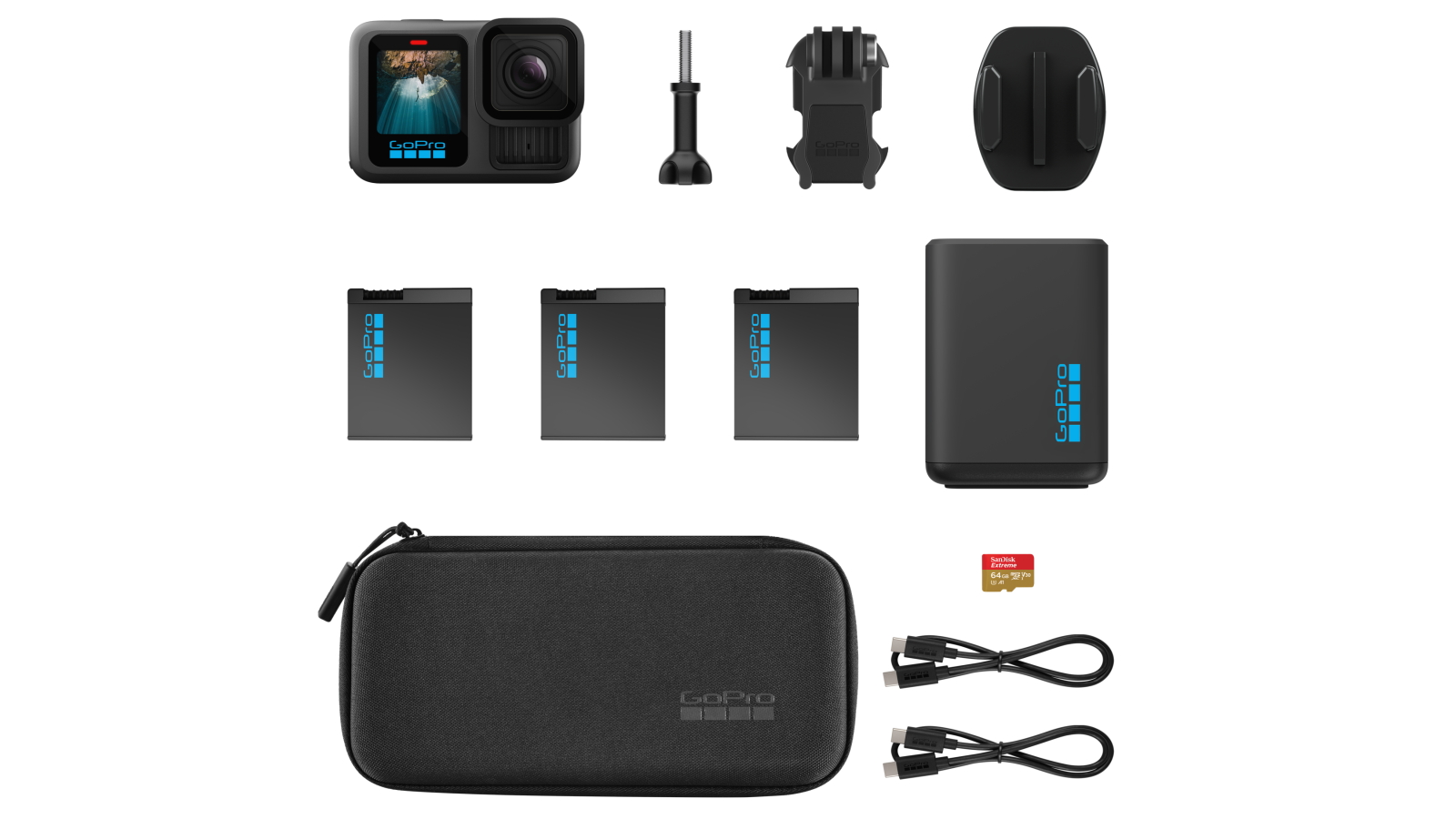 GoPro HERO13 Black Extended Power Bundle | Harvey Norman