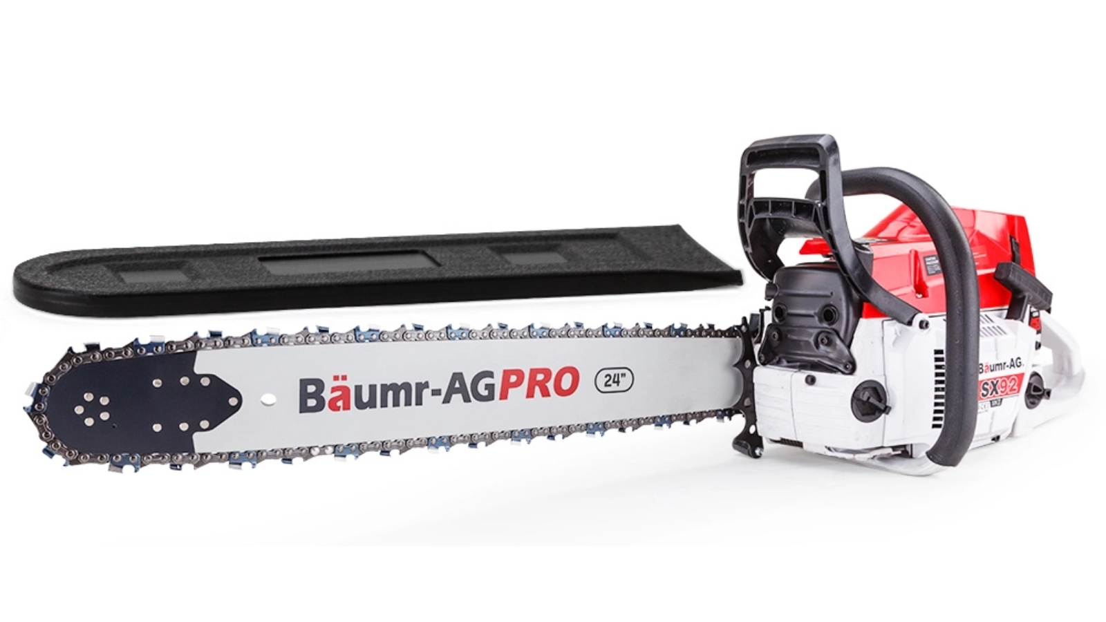 BAUMR-AG Petrol Commercial Chainsaw 24" Bar E-Start Chain Saw Top ...