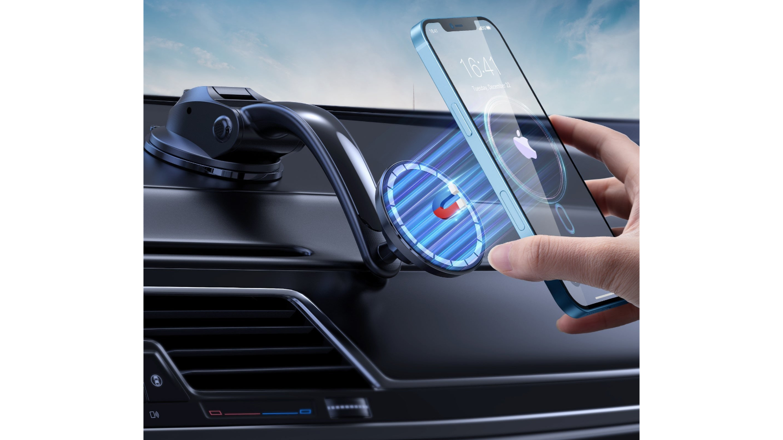 Choetech 360 Degree Rotation Magnetic Car Mount Phone Holder | Harvey ...