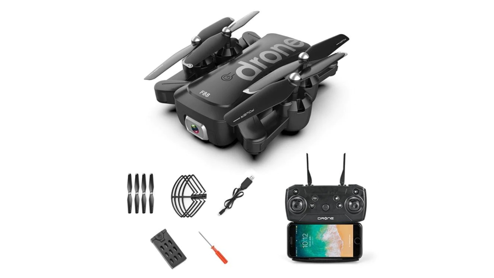 BL Foldable HD Dual Cameras RC Quadcopter Aerial Drone with Storage Bag ...
