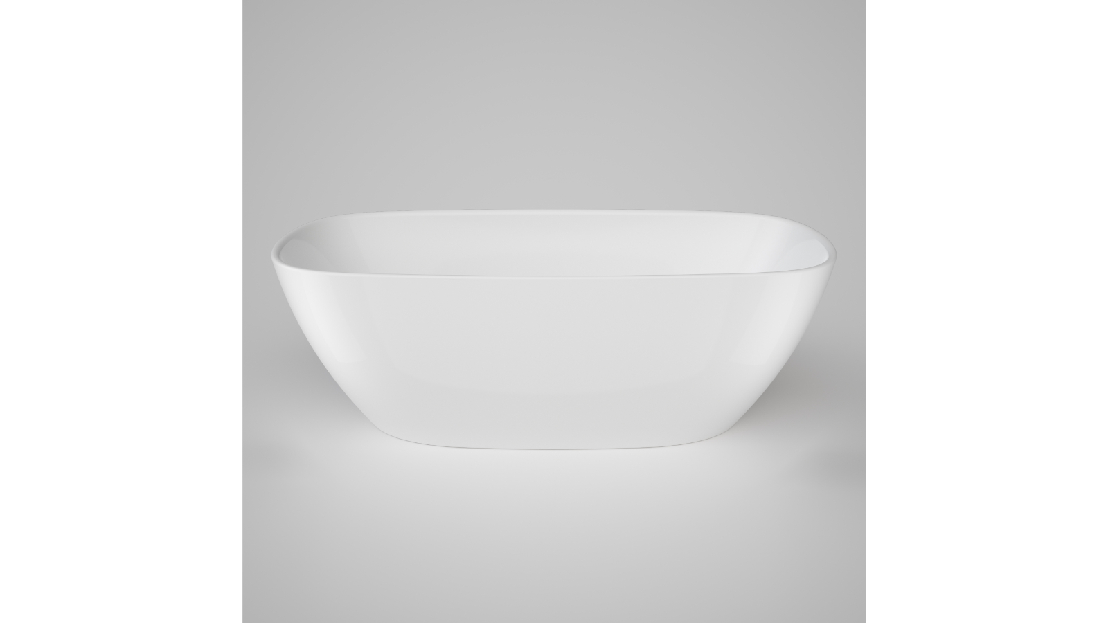 Caroma Contura II 1700 Freestanding Bath - Gloss White | Harvey Norman