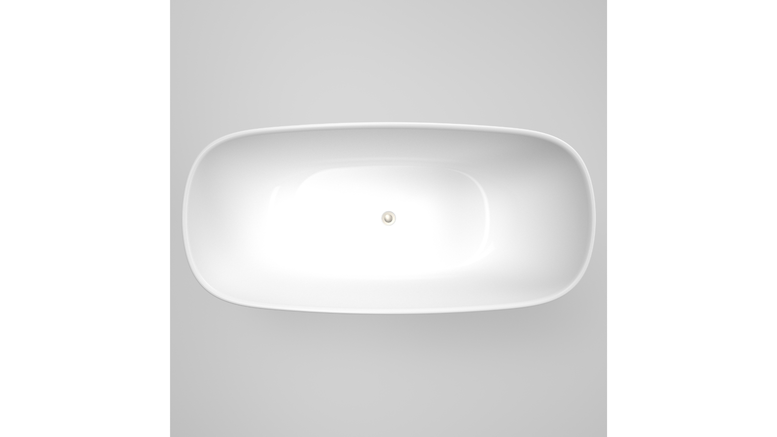 Caroma Contura II 1700 Freestanding Bath - Gloss White | Harvey Norman