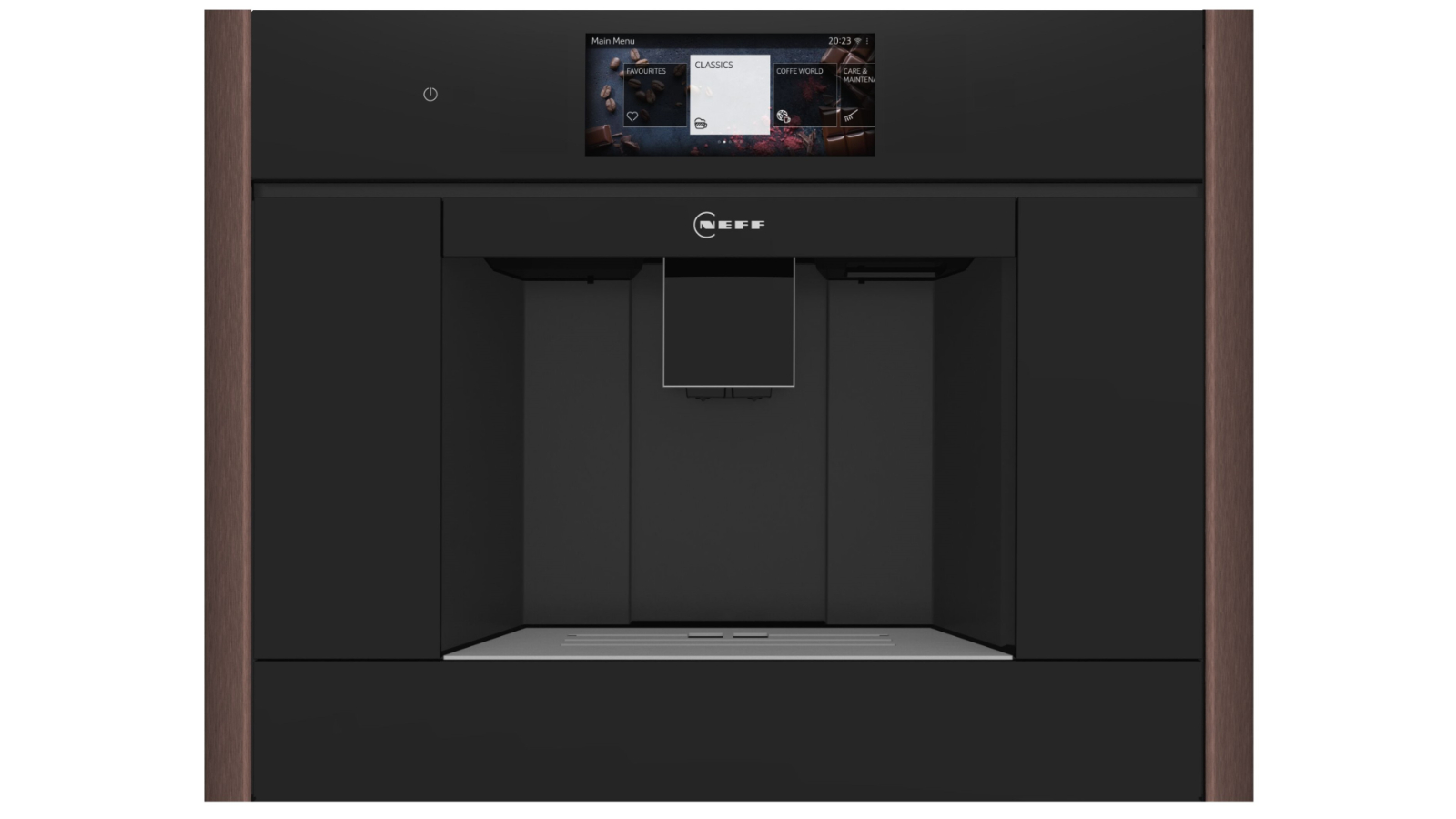 NEFF Built-In Fully Automatic Coffee Machine - Brushed Bronze | Harvey ...