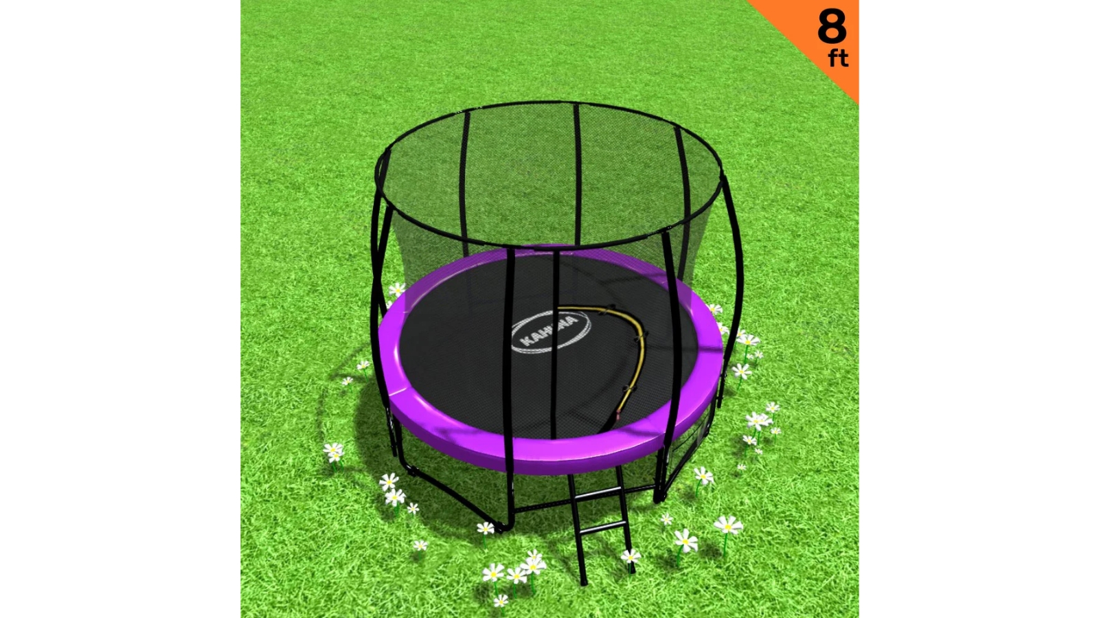 Kahuna 8ft Trampoline - Purple | Harvey Norman